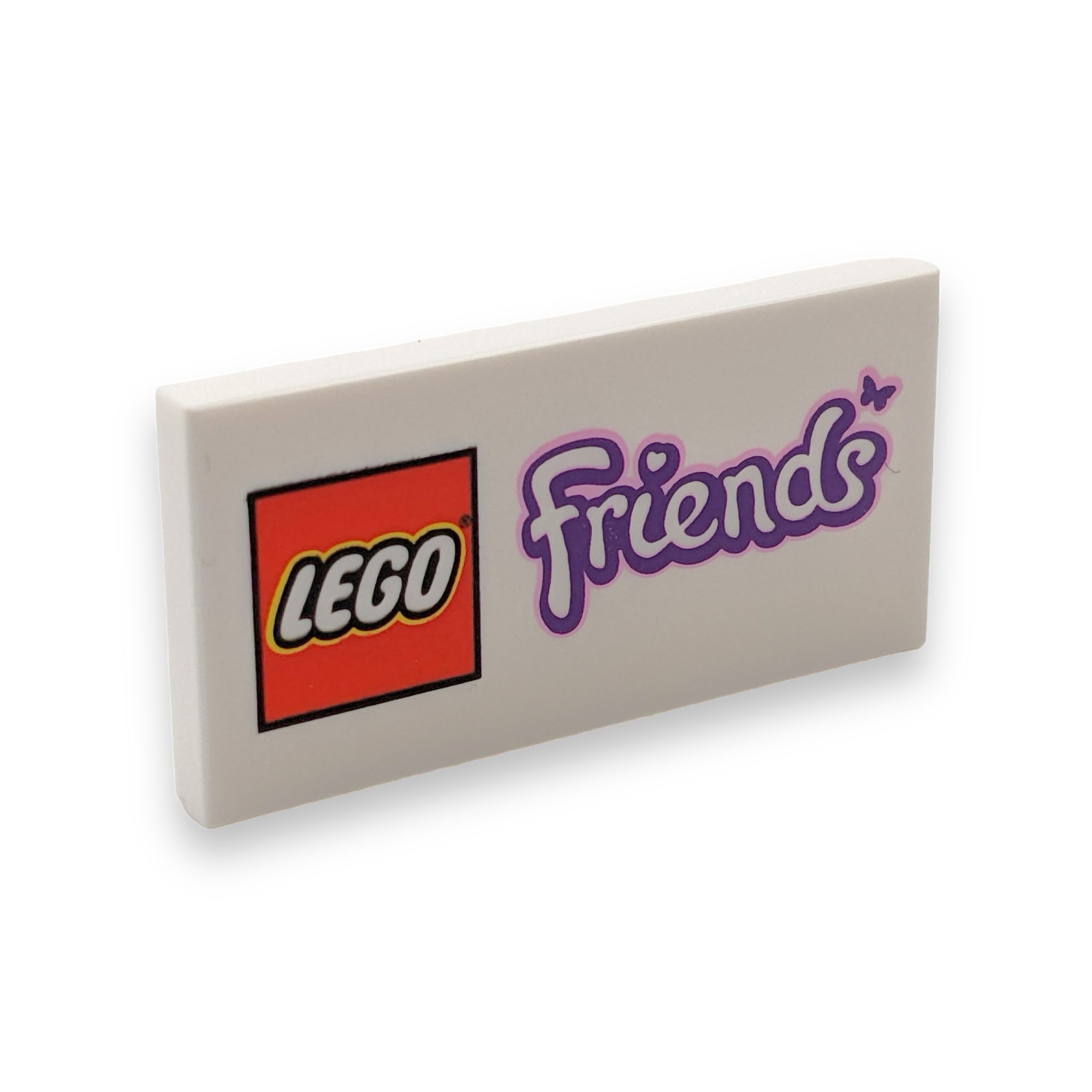 LEGO Tile 2x4 - LEGO Friends Logo – Mjaysbricks.de