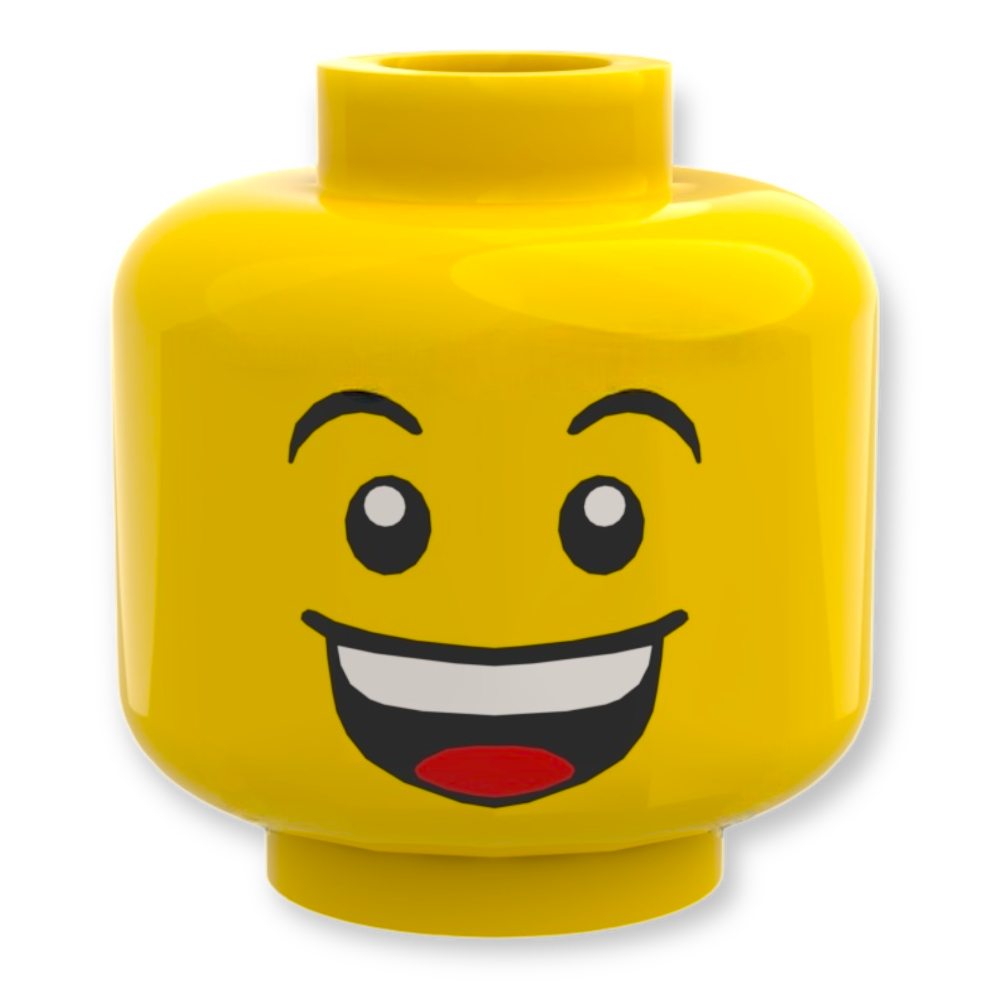 LEGO Head - 1762 Dual Sided Huge Grin – Mjaysbricks.de®