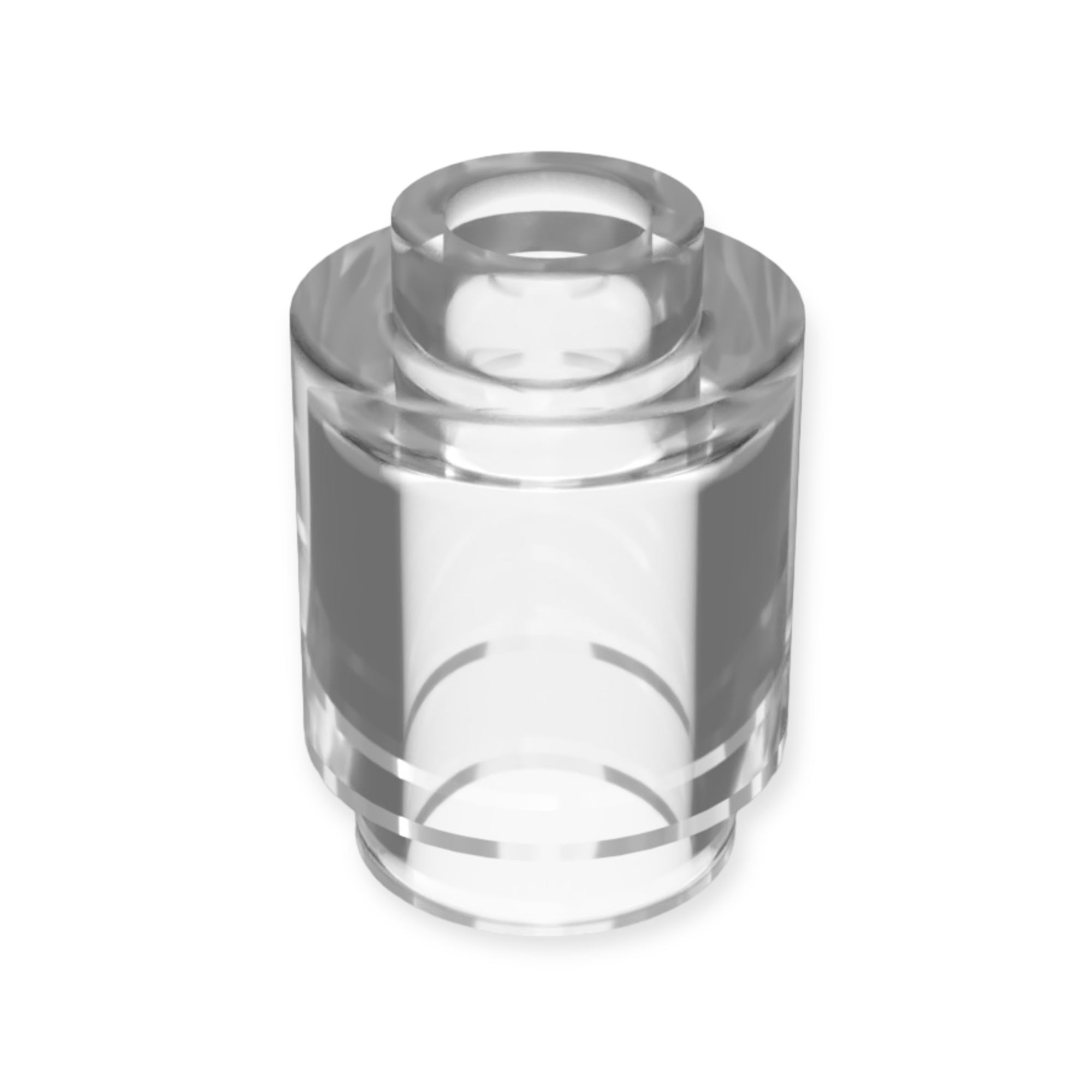 LEGO Brick Round 1x1 - Trans-Clear – Mjaysbricks.de®