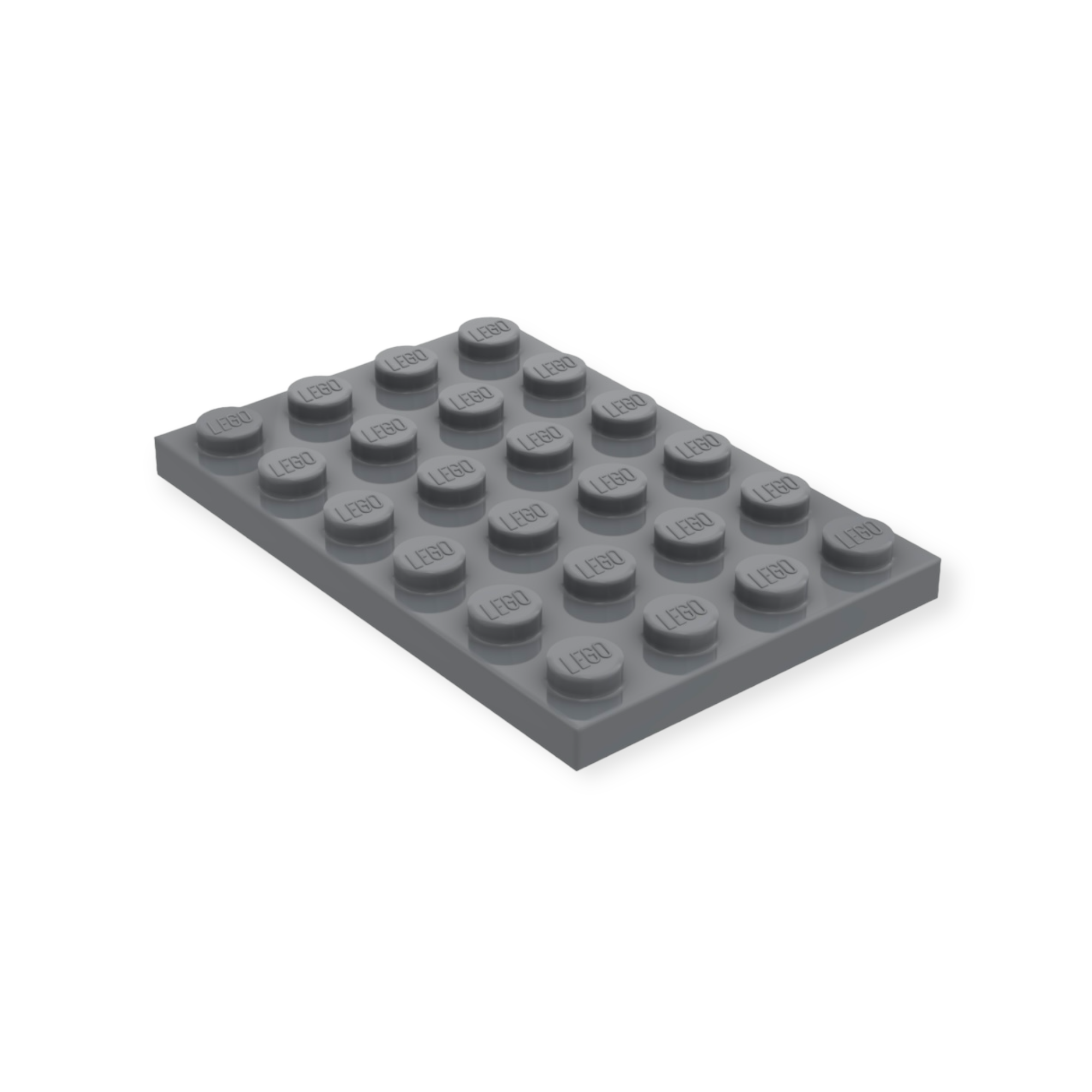 LEGO Plate 4x6 - Dark Bluish Gray – Mjaysbricks.de®
