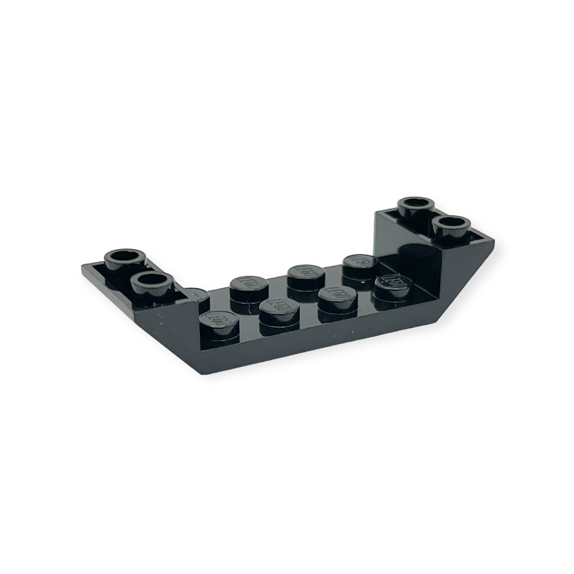 LEGO Slope Inverted 45 6x2 Double with 2x4 Cutout in Black – Mjaysbricks.de