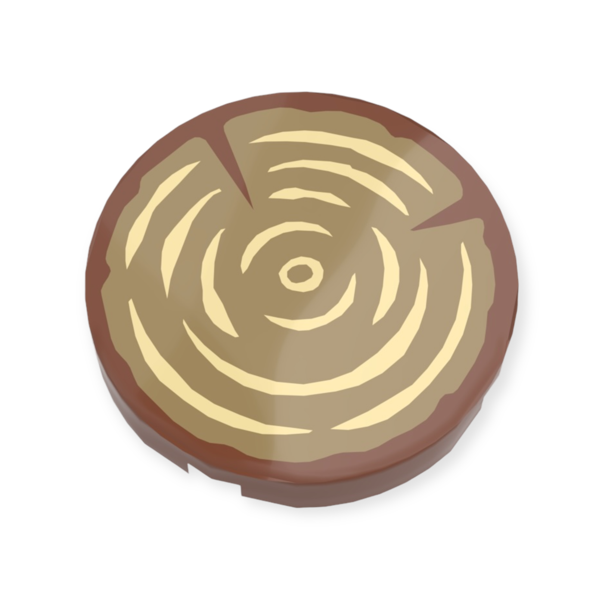 LEGO Tile Round 2x2 - Baumstumpf / Holzscheit – Mjaysbricks.de®