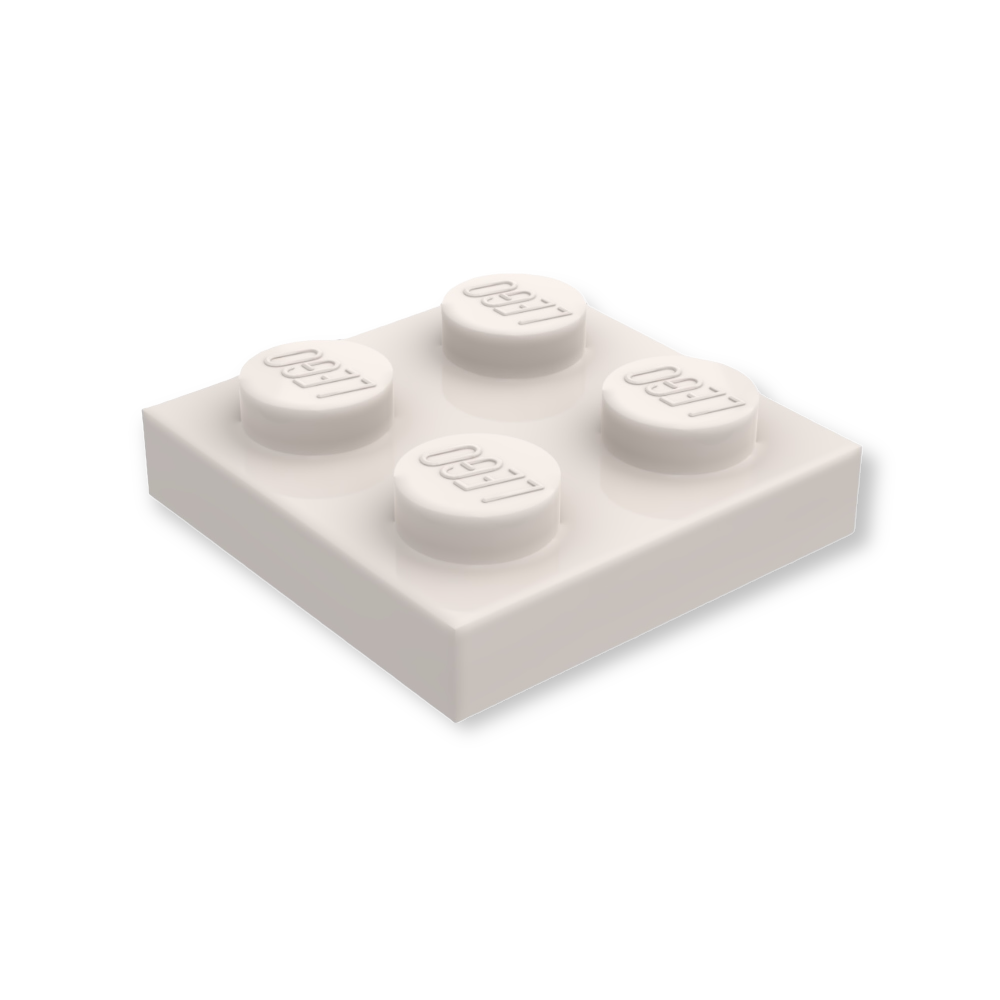LEGO Plate 2x2 - White – Mjaysbricks.de®