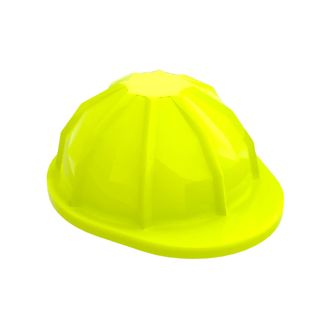 LEGO Hut - Bauarbeiterhelm / Construction Helmet - Neon Yellow ...