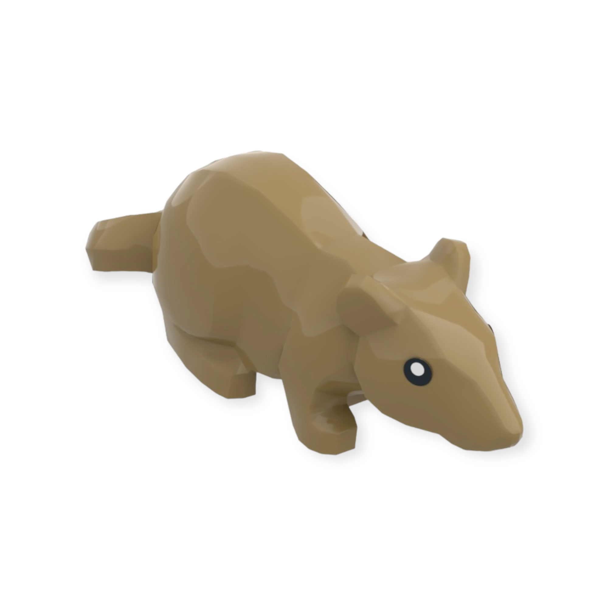 LEGO Ratte/Maus mit schwarzen Augen und weißen Pupillen – Mjaysbricks.de®