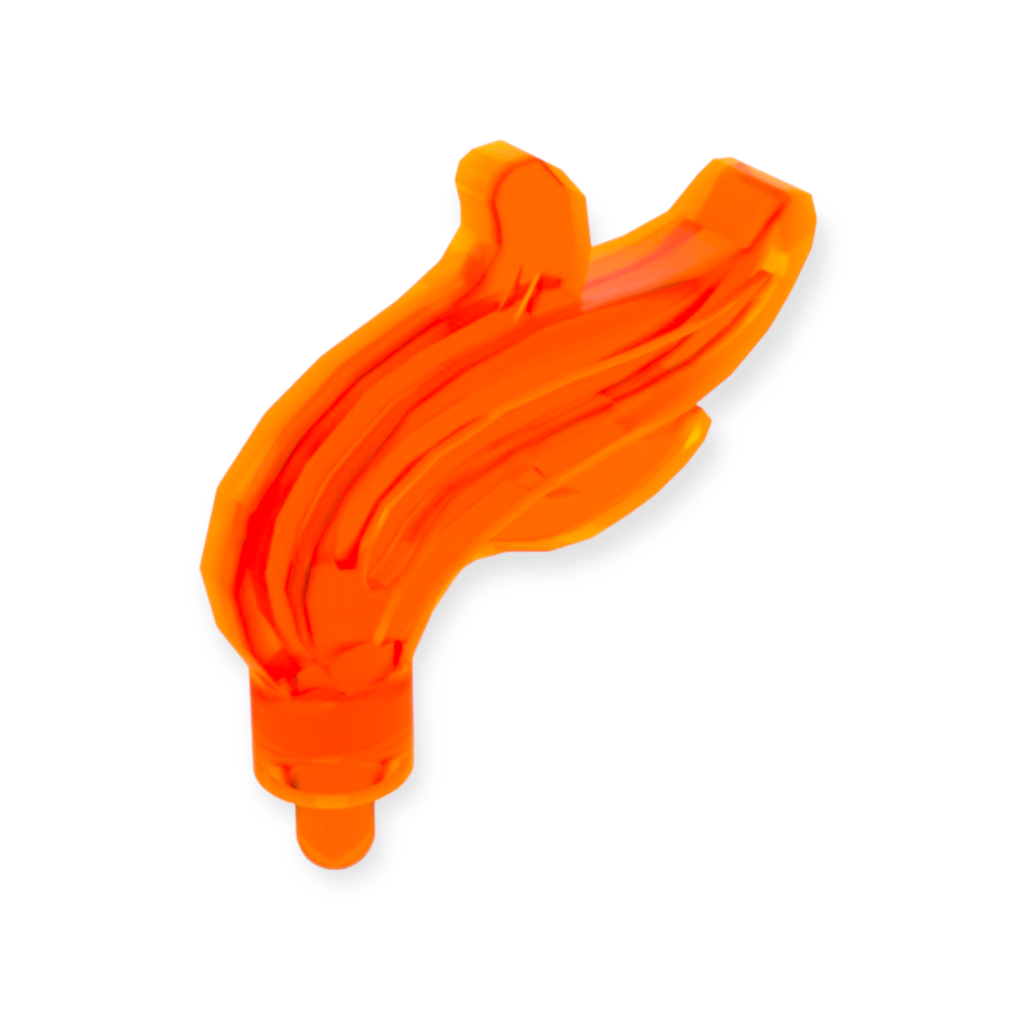 LEGO Feder / Flamme in Trans-Neon Orange – Mjaysbricks.de®
