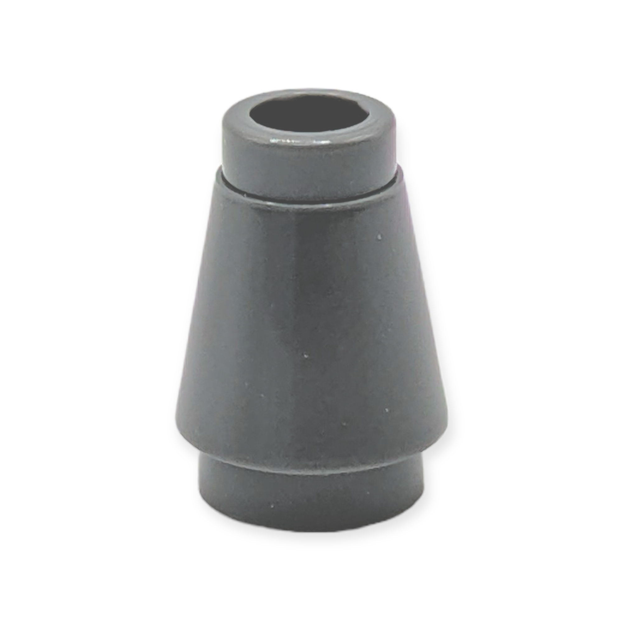 LEGO Cone 1x1 with Top Groove in Dark Bluish Gray – Mjaysbricks.de